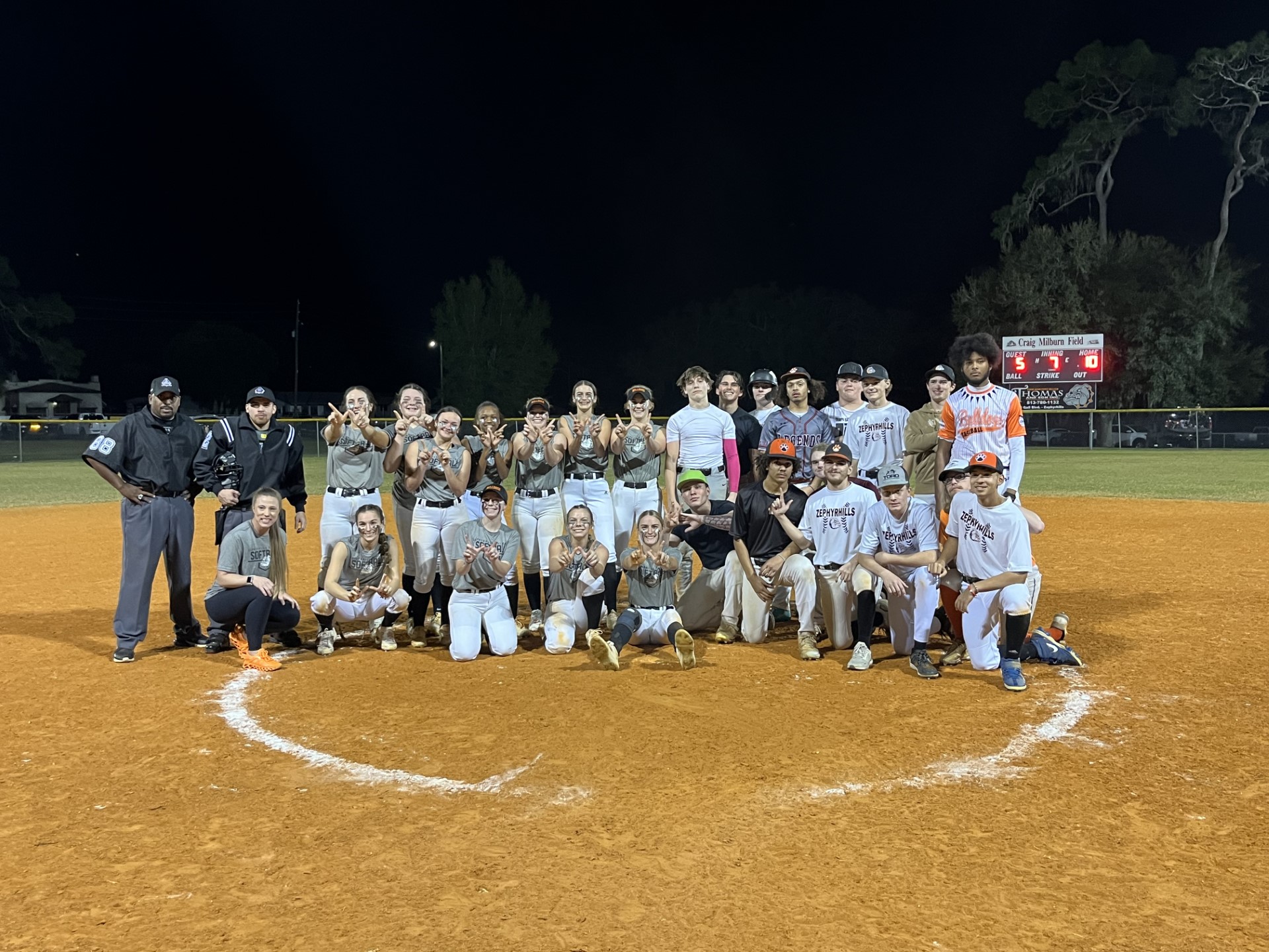 ZHS Softball hands Baseball exhibition loss - Zephyrhills Free Press